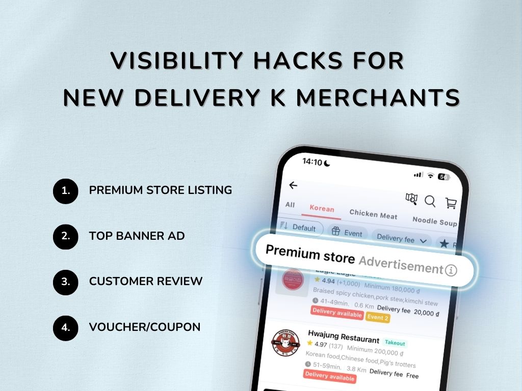 Visibility Hacks for New Delivery K Merchants - DELIVERY K